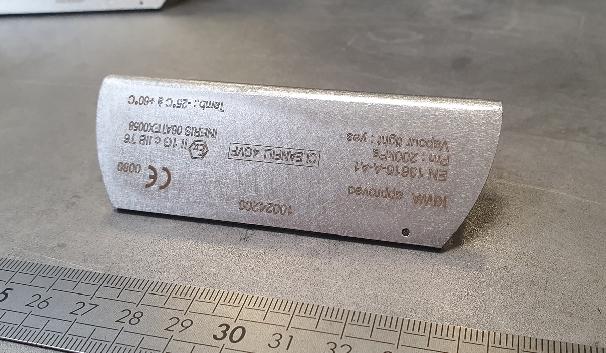 Gravure sur inox - Gravure laser inox - Cartoflex